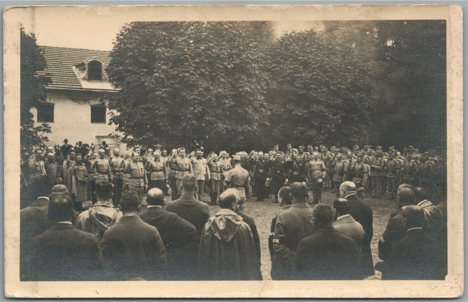GERMAN SOLDIERS WWI ERA MILITARY ANTIQUE REAL PHOTO POSTCARD RPPC – Motka