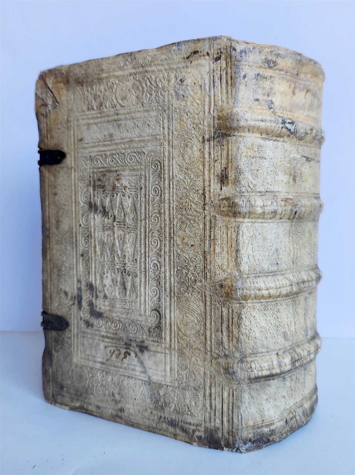 1599 GUIDE to KINGS & PRINCES by ANTONIO de GUEVARA antique PIGSKIN BO ...